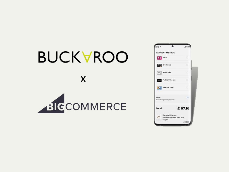 Receiving Online Payments for BigCommerce | Buckaroo